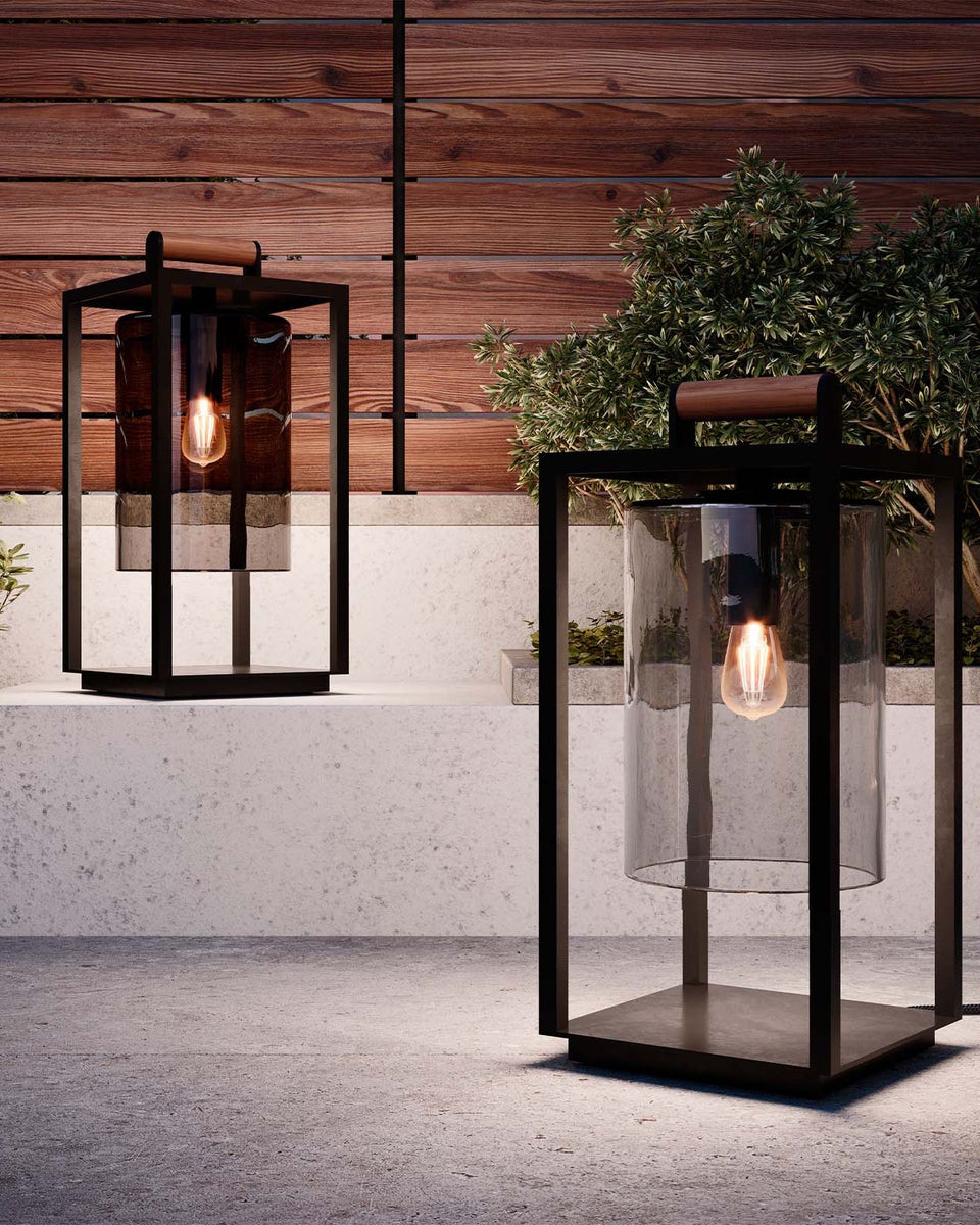 Modern Glass Dome Outdoor Lantern – Lighting Collective