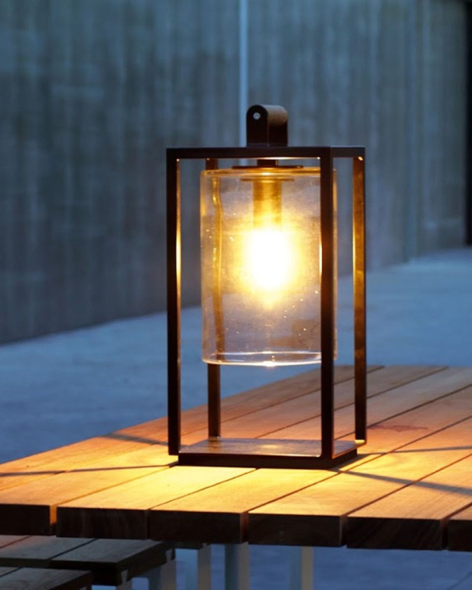 Modern Glass Dome Outdoor Lantern – Lighting Collective