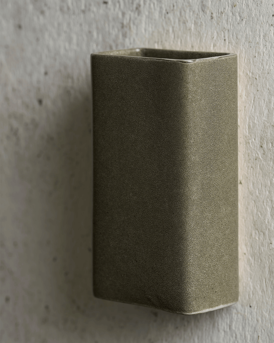 Handmade Rectangular Ceramic Wall Light | SALE – Lighting Collective