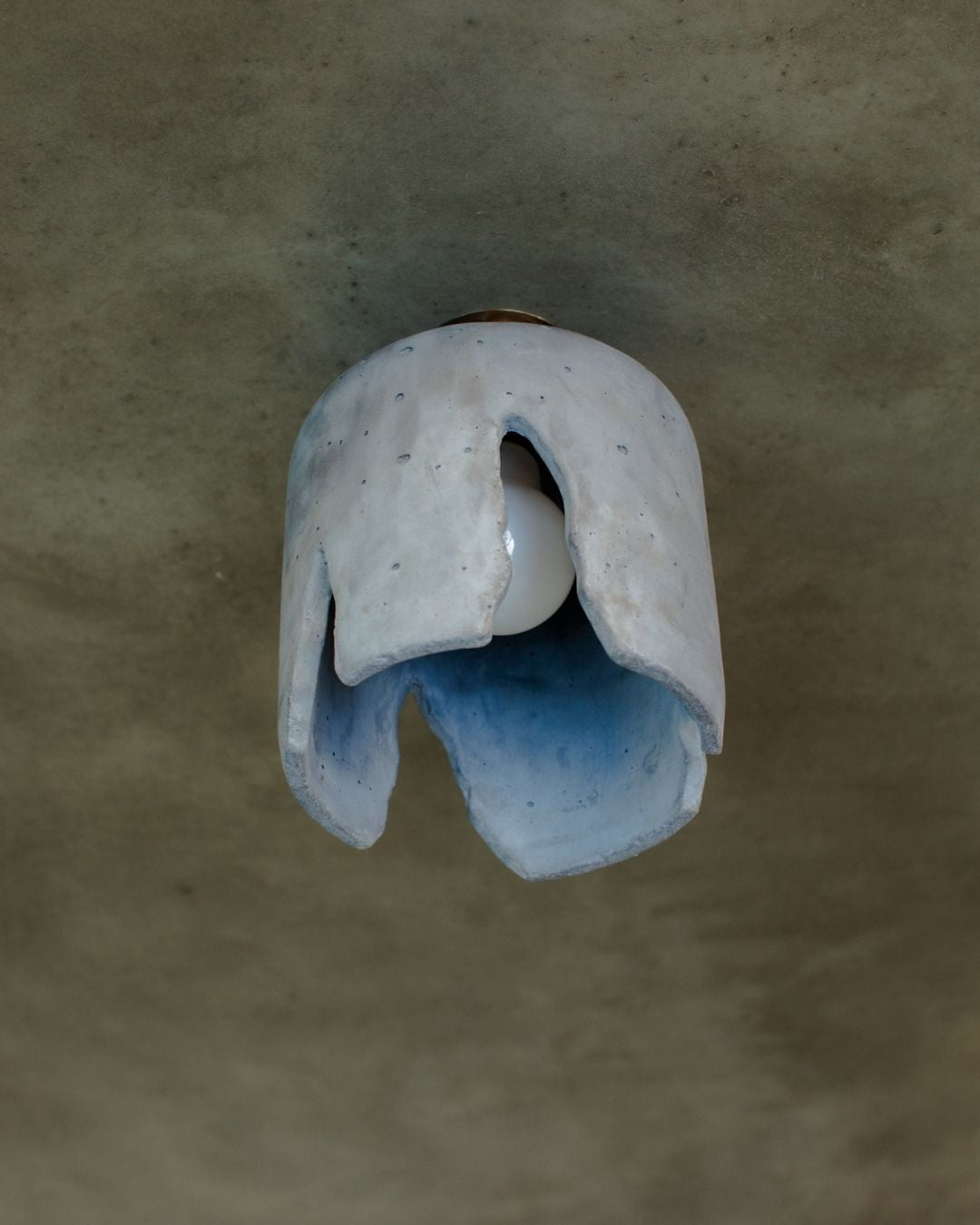 Organic Concrete Ceiling Light – Lighting Collective