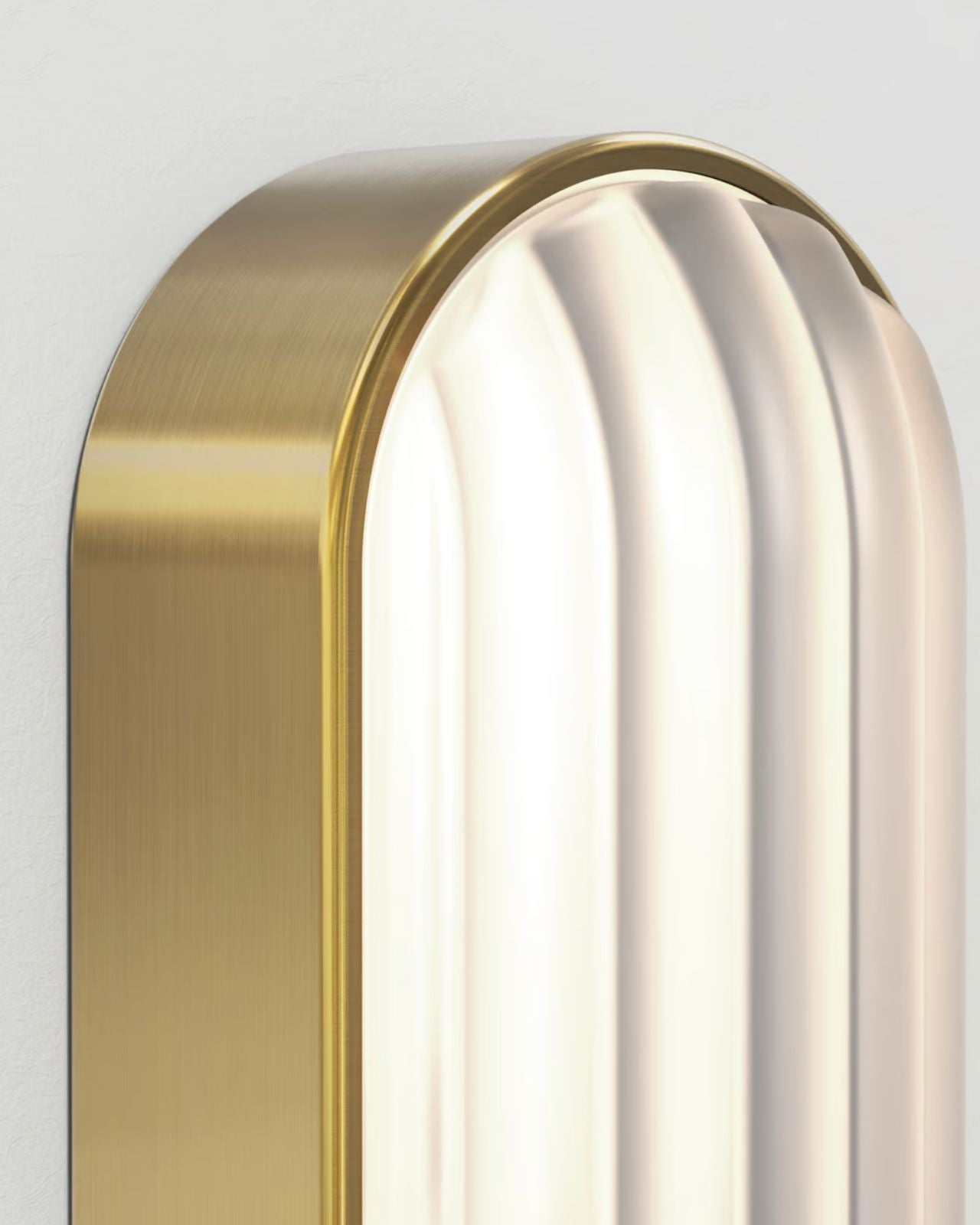 Oval Wide-Ribbed Glass Bulkhead Light – Lighting Collective