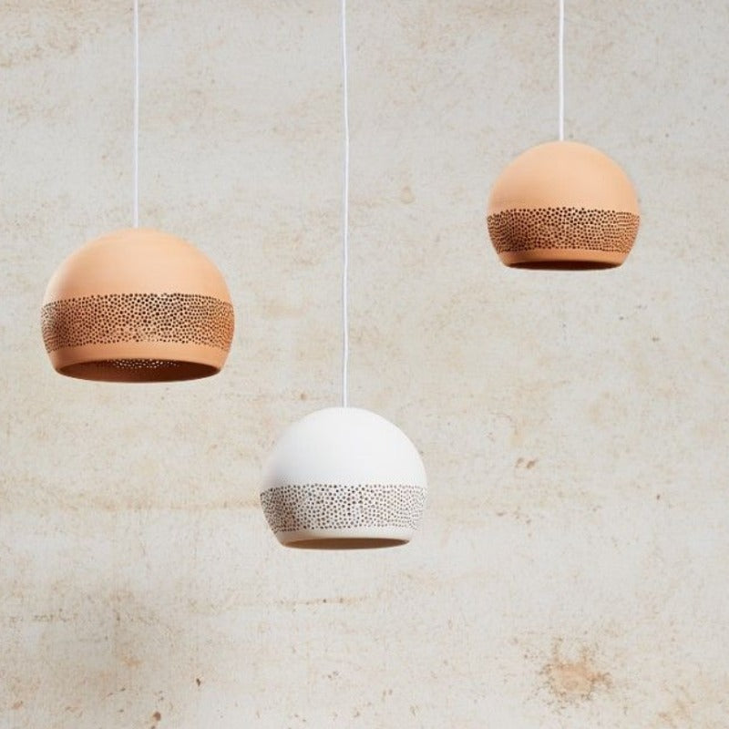 Handmade Perforated Dome Pendant | SpongeRo – Lighting Collective